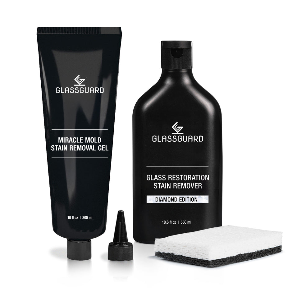 GLASSGUARD™ Glass Stain & Mold Stain Cleaner Kit